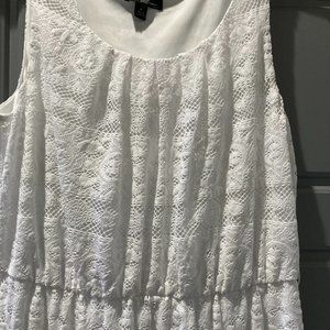 ABG | Dresses | Abg Women 4 White Sleeveless Maxi Dress | Poshmark